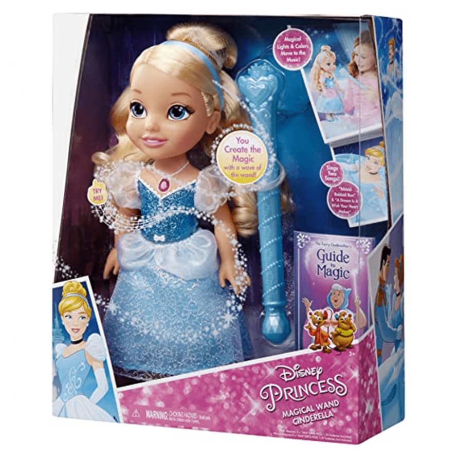 عروسک موزیکال سیندرلا Disney Princess Magical Wand 14" Cinderella Doll