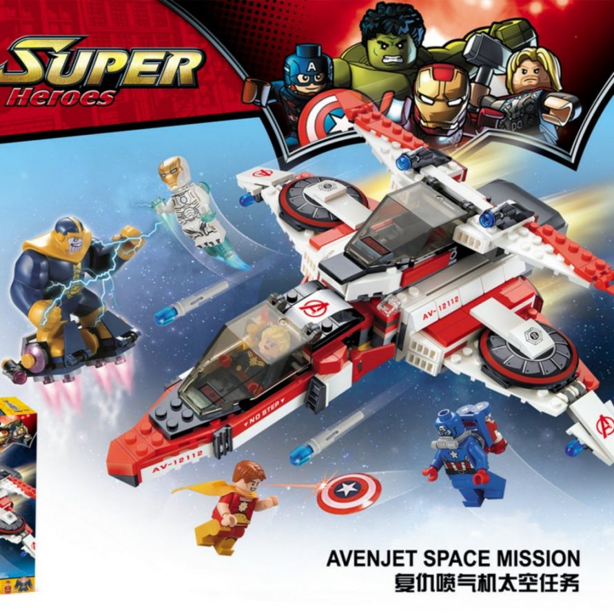 لگو سفینه فضایی از برند دکول Decool Superheroes Lego