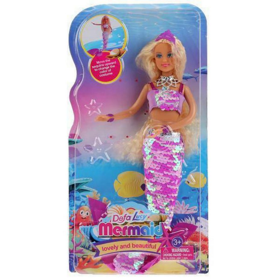 عروسک باربی پری دریایی Mermaid Defa Lucy - قیمت و خرید