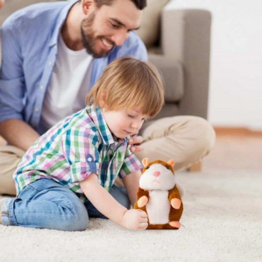 عروسک همستر پولیشی Maggy Talking Hamster Pugs At Play