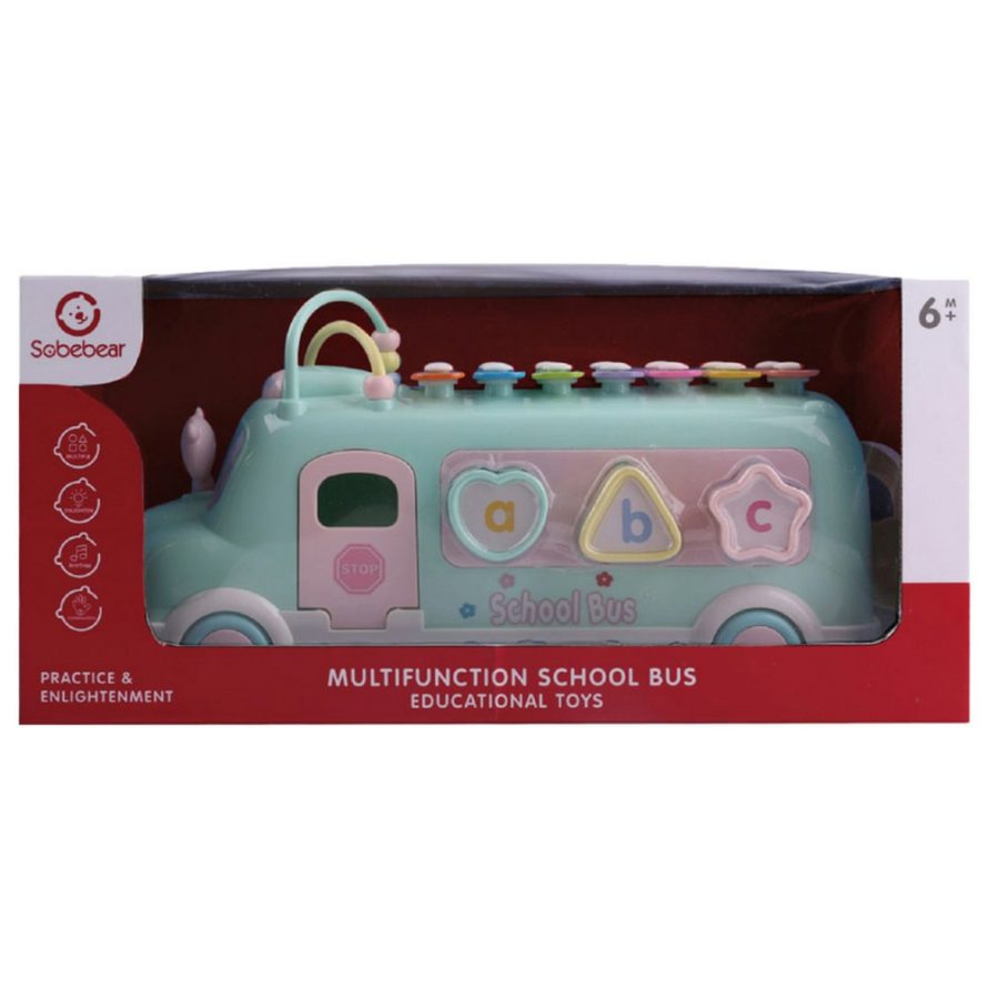 اتوبوس موزیکال کودک Multifunction School Bus Sobebear