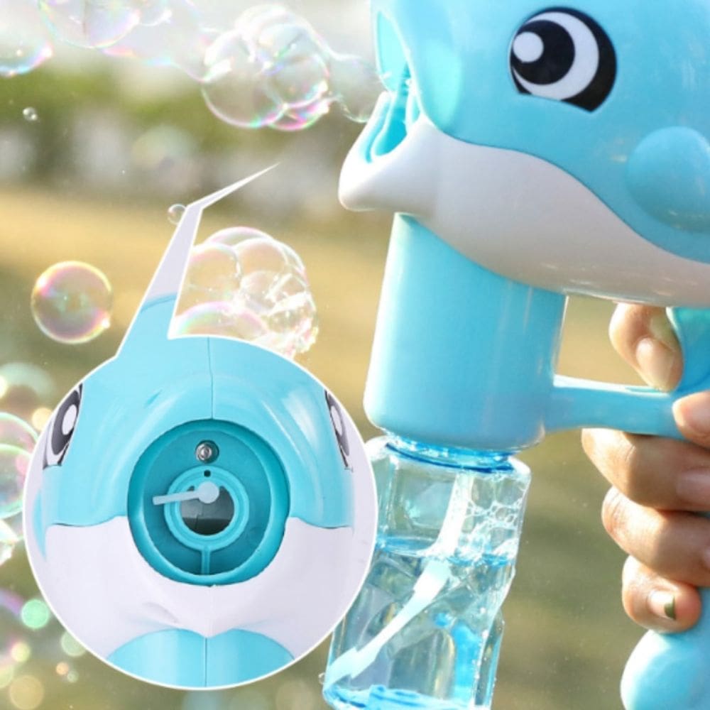 تفنگ حباب ساز دلفینی Dolphin Bubble Machine Cool Bubble Gun