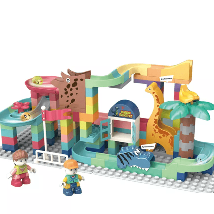 خرید لگو ساختمان سازی دایناسورها Dinosaur Building Blocks Ball Slide
