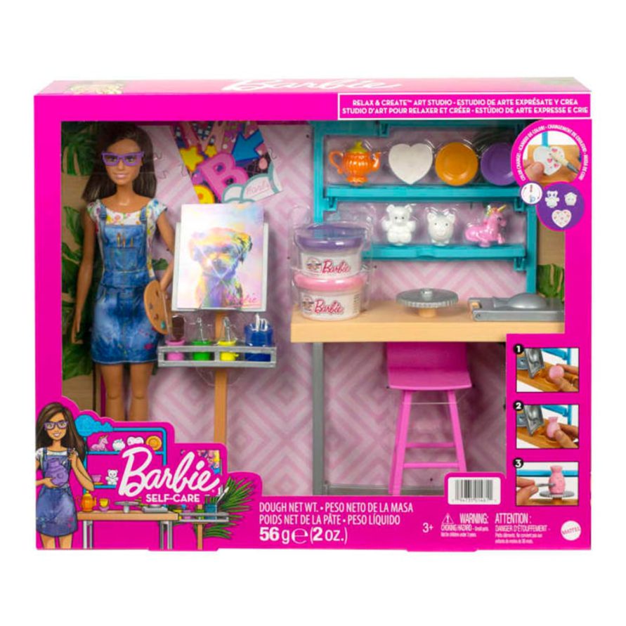ست باربی هنرمند MATTEL Barbie Create Art Studio HCM85