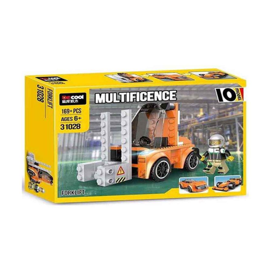 خرید لگو چندگانه لیفتراک دکول Decool Multificence Forklift Lego کد 31028