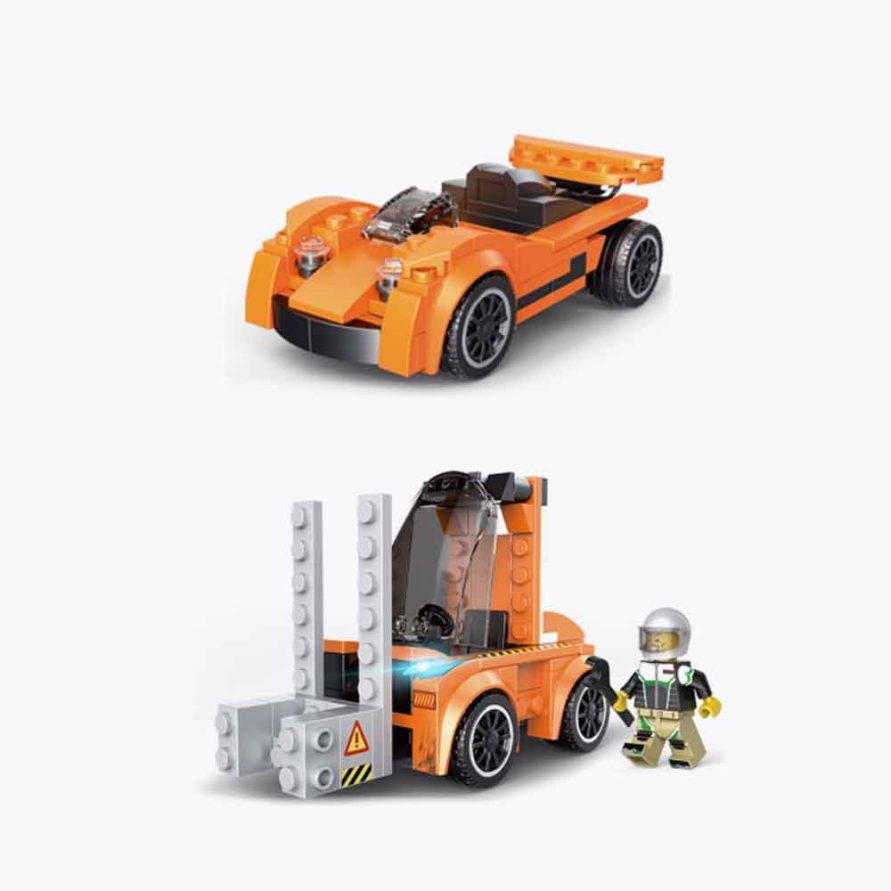 خرید لگو چندگانه لیفتراک دکول Decool Multificence Forklift Lego کد 31028